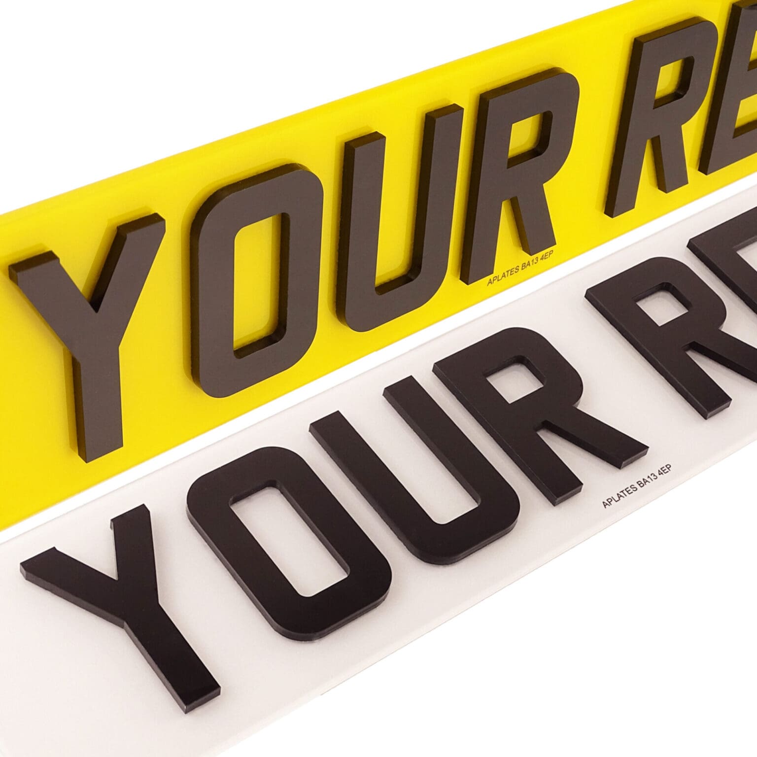Do Halfords Sell 4D Number Plates?
