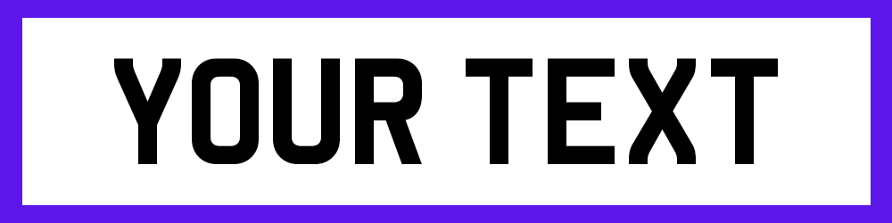 Custom Number Plates | Personalised Plates for All Vehicle